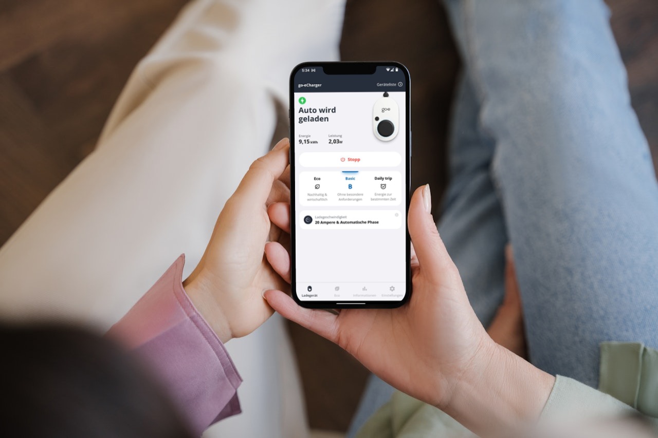 Entdecke die go-e App im neuen Design! | Einfach E-Auto